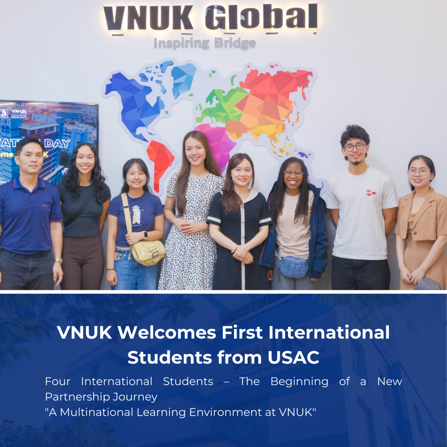 VNUK Welcomes First International Students from USAC for Spring 2025 ...